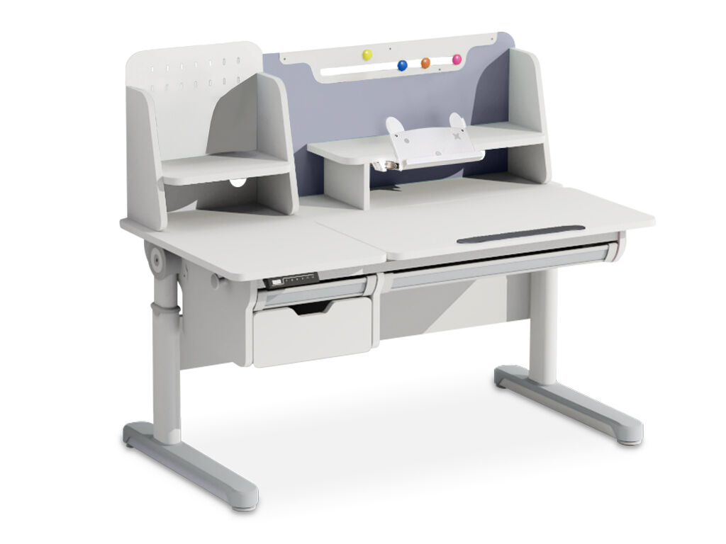 Стол с электроприводом Electro 730 и надстройка. ErgoKids, Китай BD-730 WG + надстройка ID ...